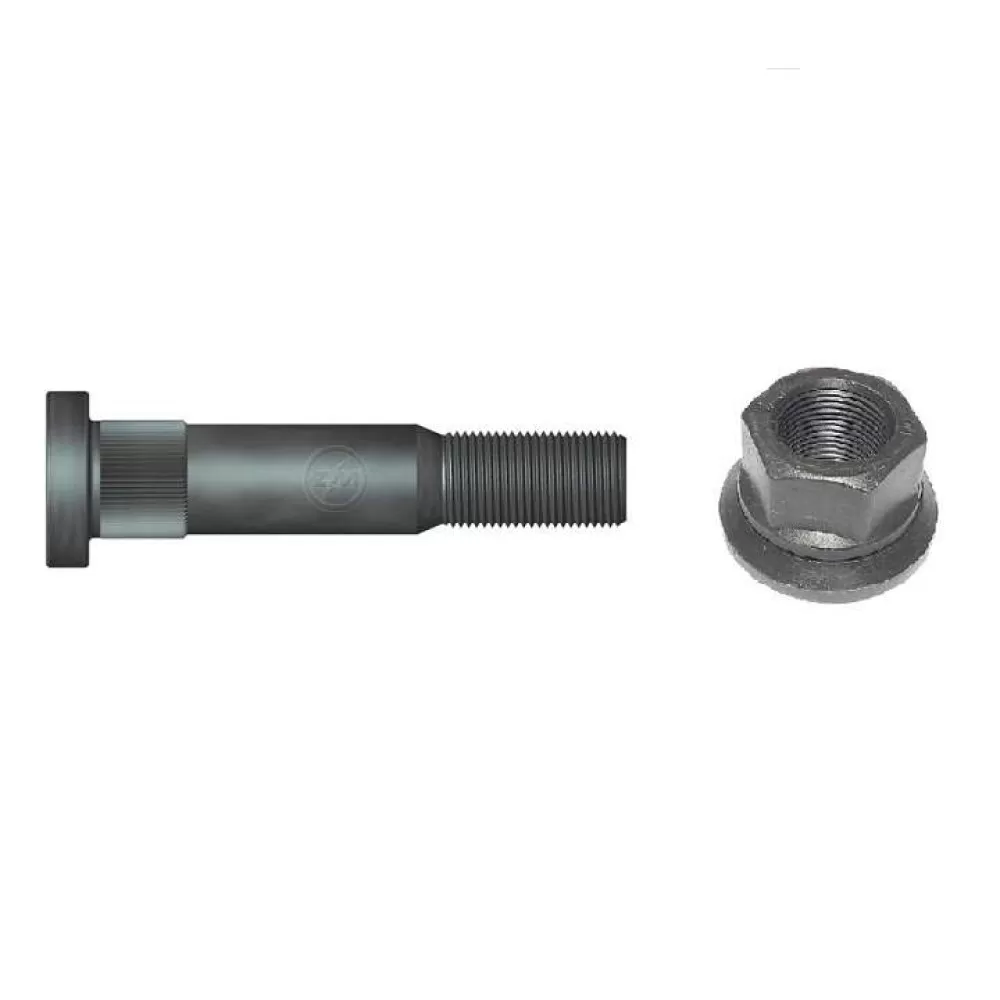 PARAFUSO DE RODA TRASEIRA ALUMINIO VOLVO FH12 7/8 X 102MM COM PORCA ...