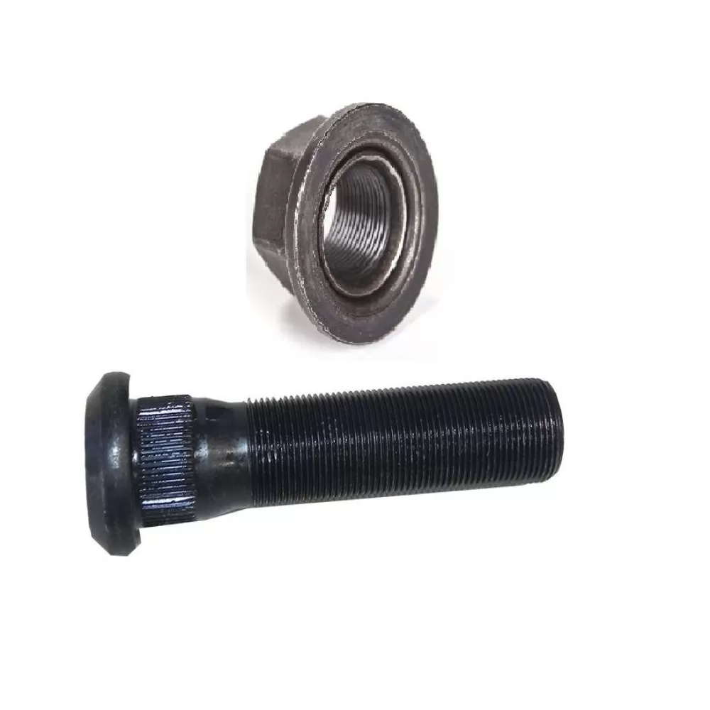 PARAFUSO DE RODA TRASEIRO VOLVO FH13 M22 X 105MM COM PORCA CHAVE 33 ...